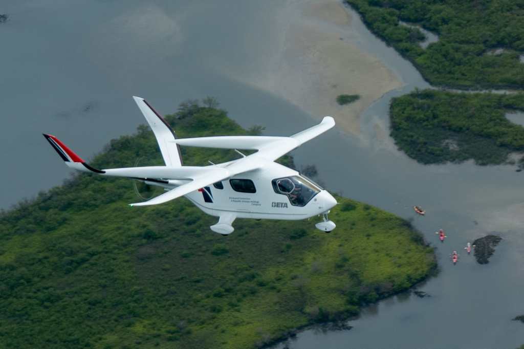 Republic Airways pilots fly electric aircraft in Florida