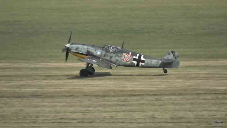 Watch this legendary BF 109 explode off the runway - "It sounds like ...