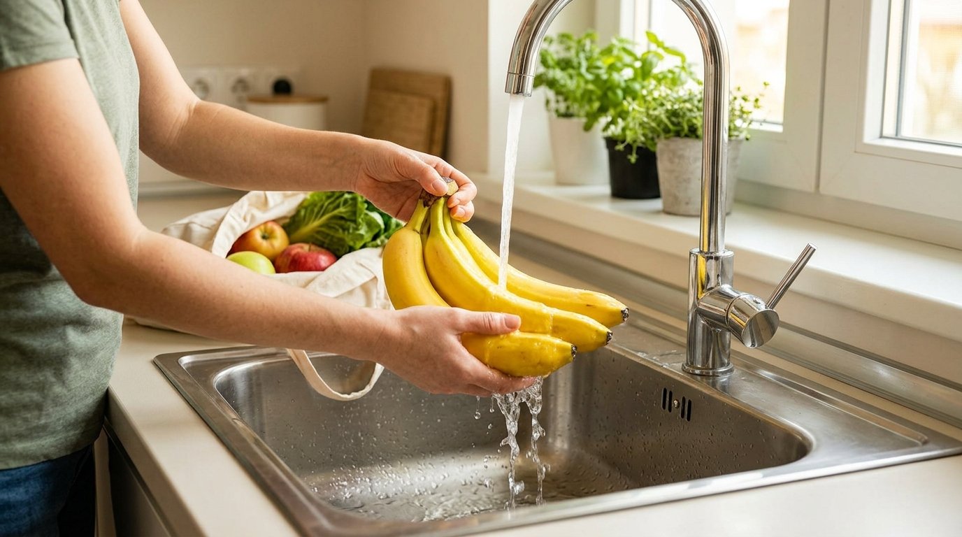 Why you should wash bananas the second you get home
