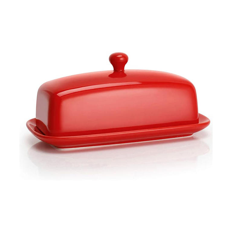I put a butter dish in my living room, and it's so cute and functional