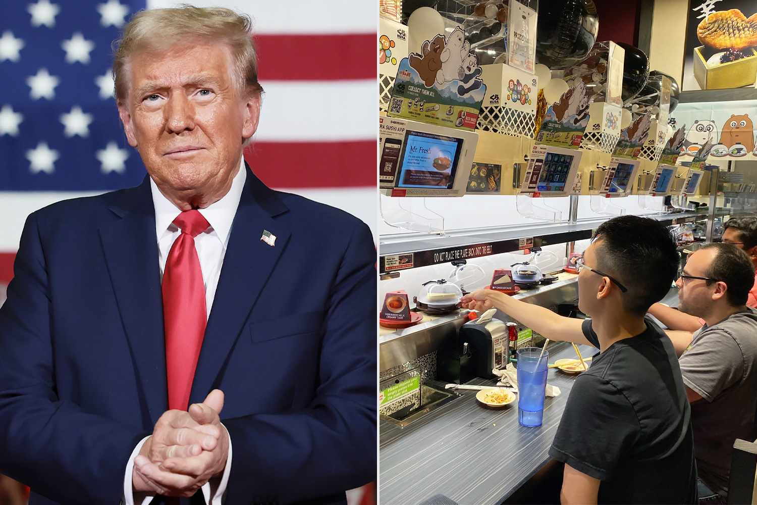 Donald Trump invested millions in sushi conveyor belt restaurant chain