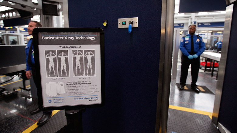 What full-body scanners at airport security really show