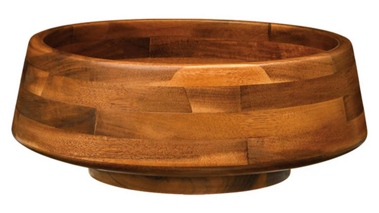 Aldi's $20 acacia bowl mimics $70 Williams Sonoma style—perfect for ...