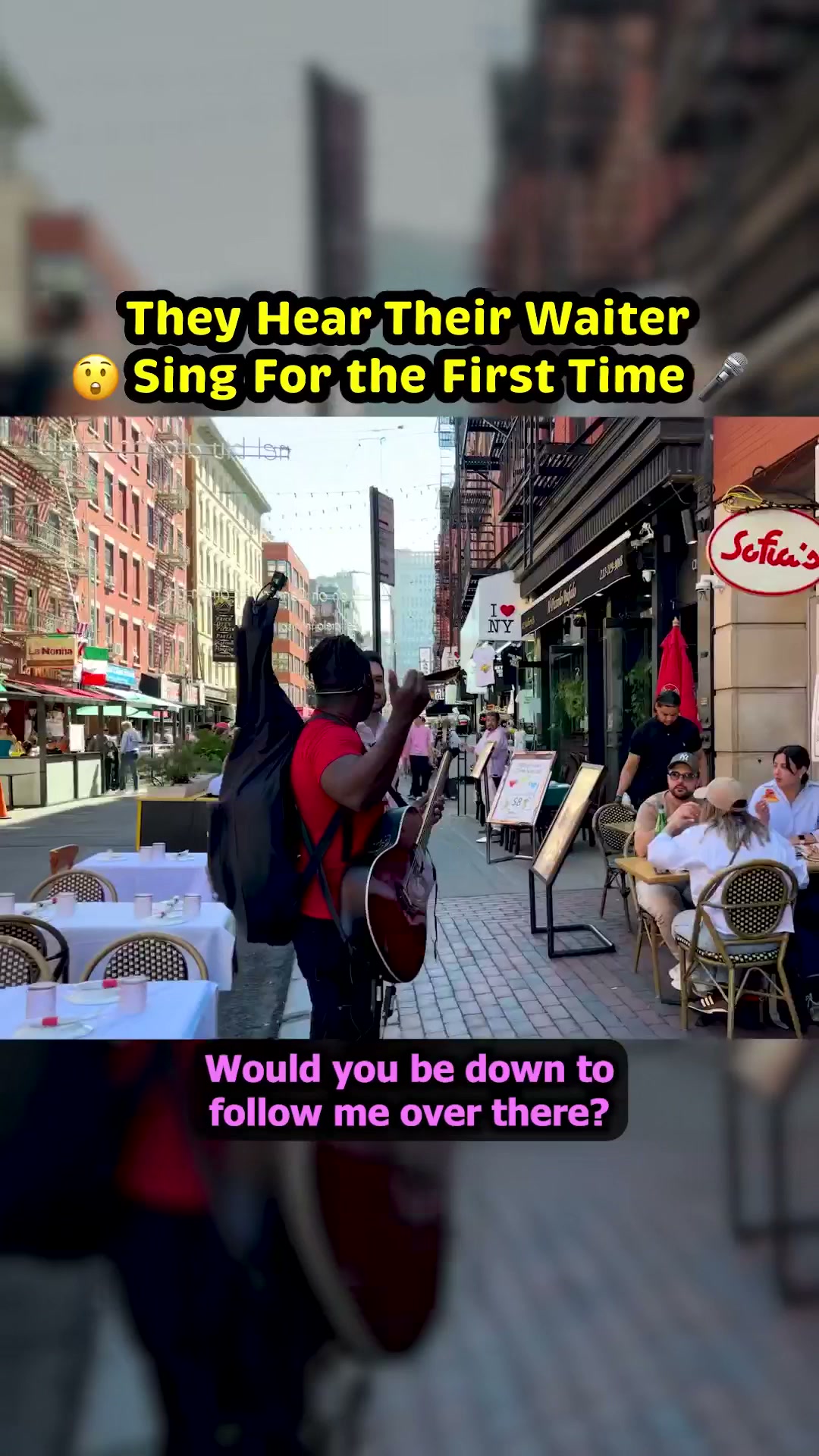 They loved my Rat Pack covers in Little Italy!