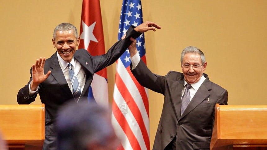 Obama’s baseball outing with Castro reignites fury after Trump DOJ ...