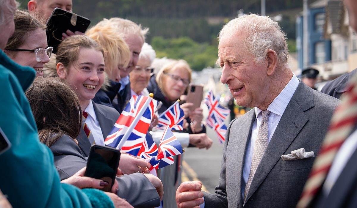 Seagull splatters Britain’s King Charles during trip to Co Down