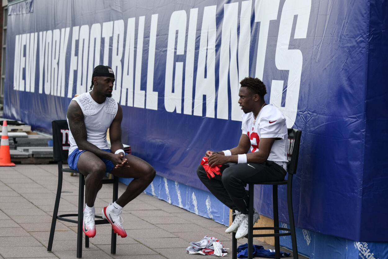 The Giants are dumping a boat-load of pressure on rookie corner