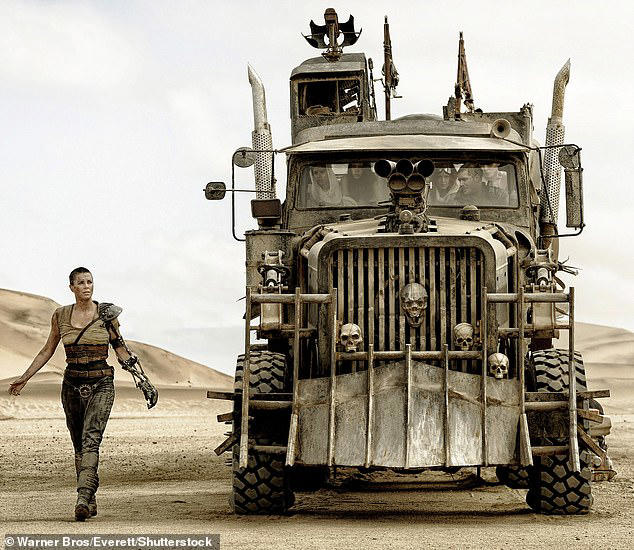Hollywood star shares surprise at passing huge Mad Max-style truck in ...
