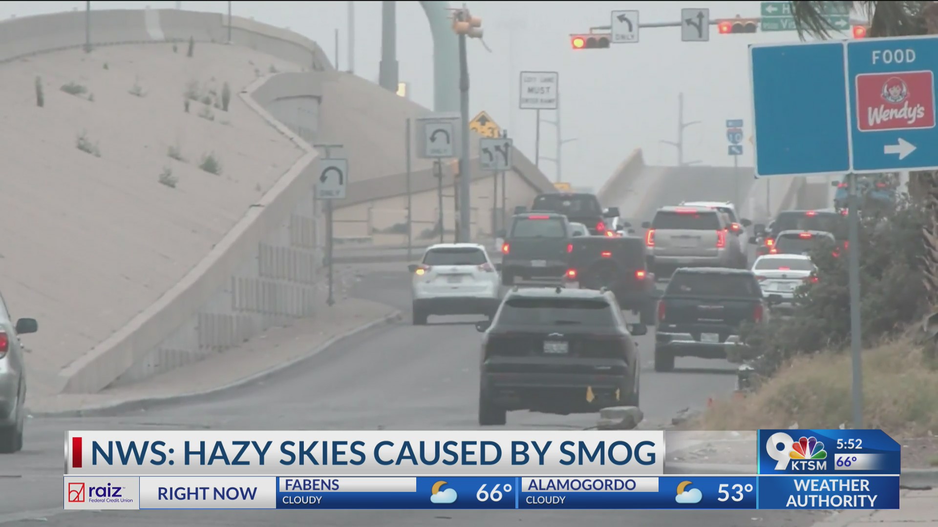 Smoggy conditions across the Borderland