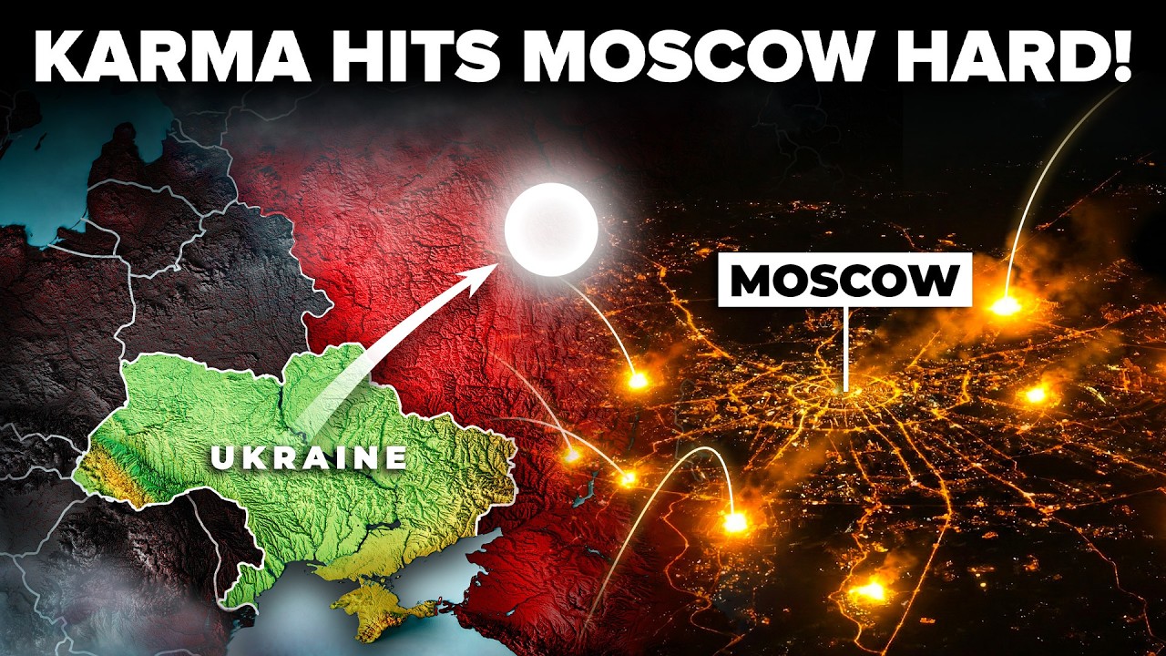 Moscow burns as Ukraine executes the largest attack of the war
