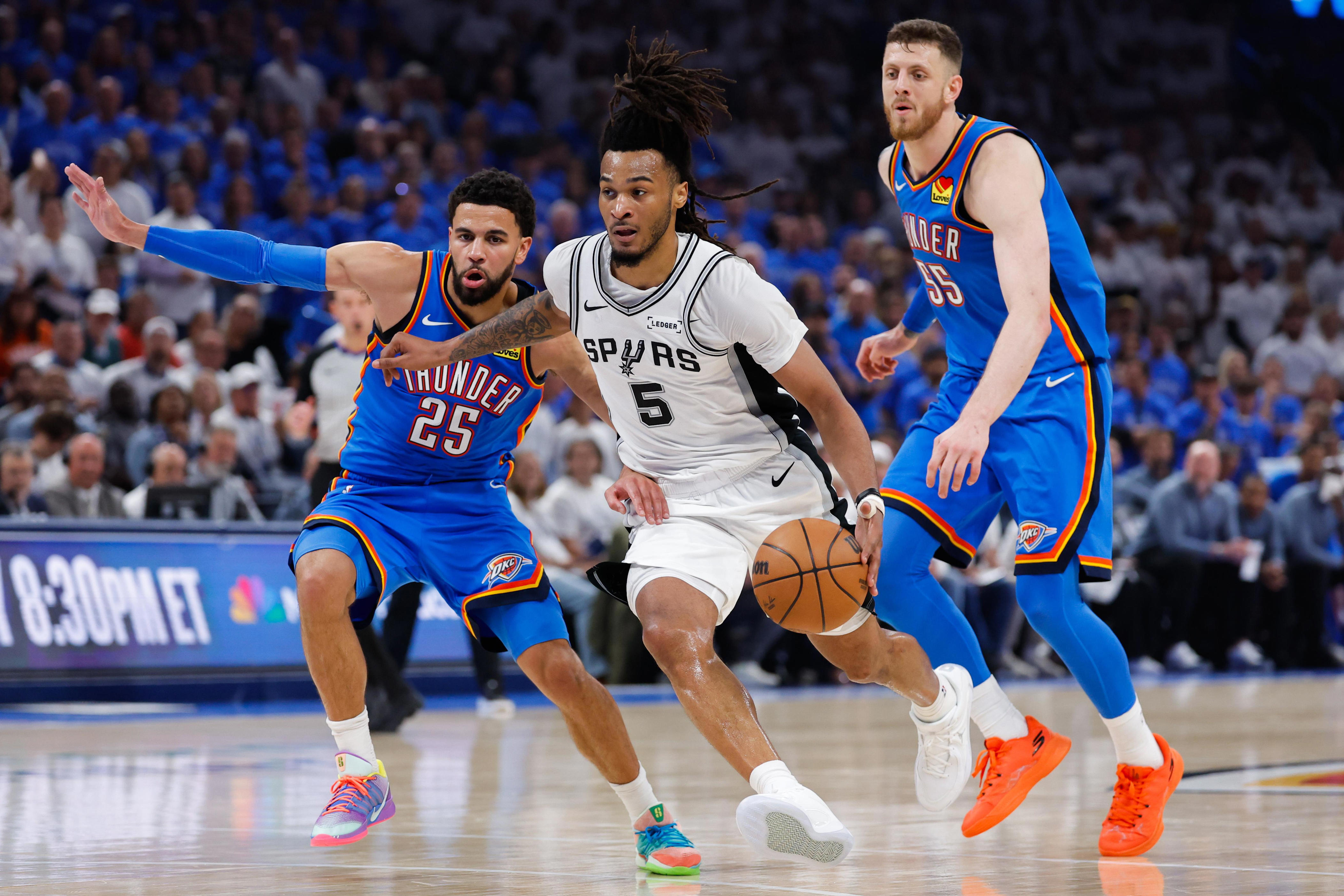 Highlights: Castle’s scoring was a bright spot against Thunder in Game 2