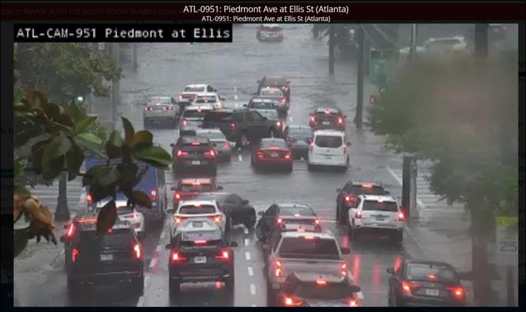 Recap: Flash flooding Wednesday evening on the Downtown Connector