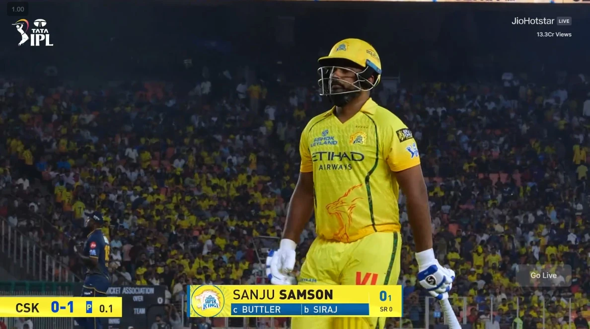 IPL 2026: Sanju Samson registers unwanted IPL record for CSK after ...