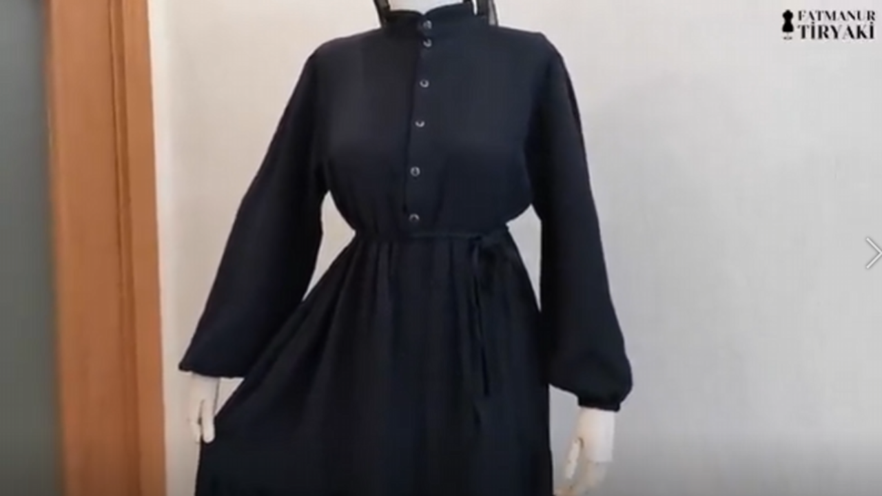 Make a gorgeous dress easily without a pattern