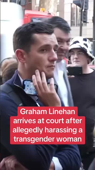 Graham Linehan arrives at court #themirror #news #politics