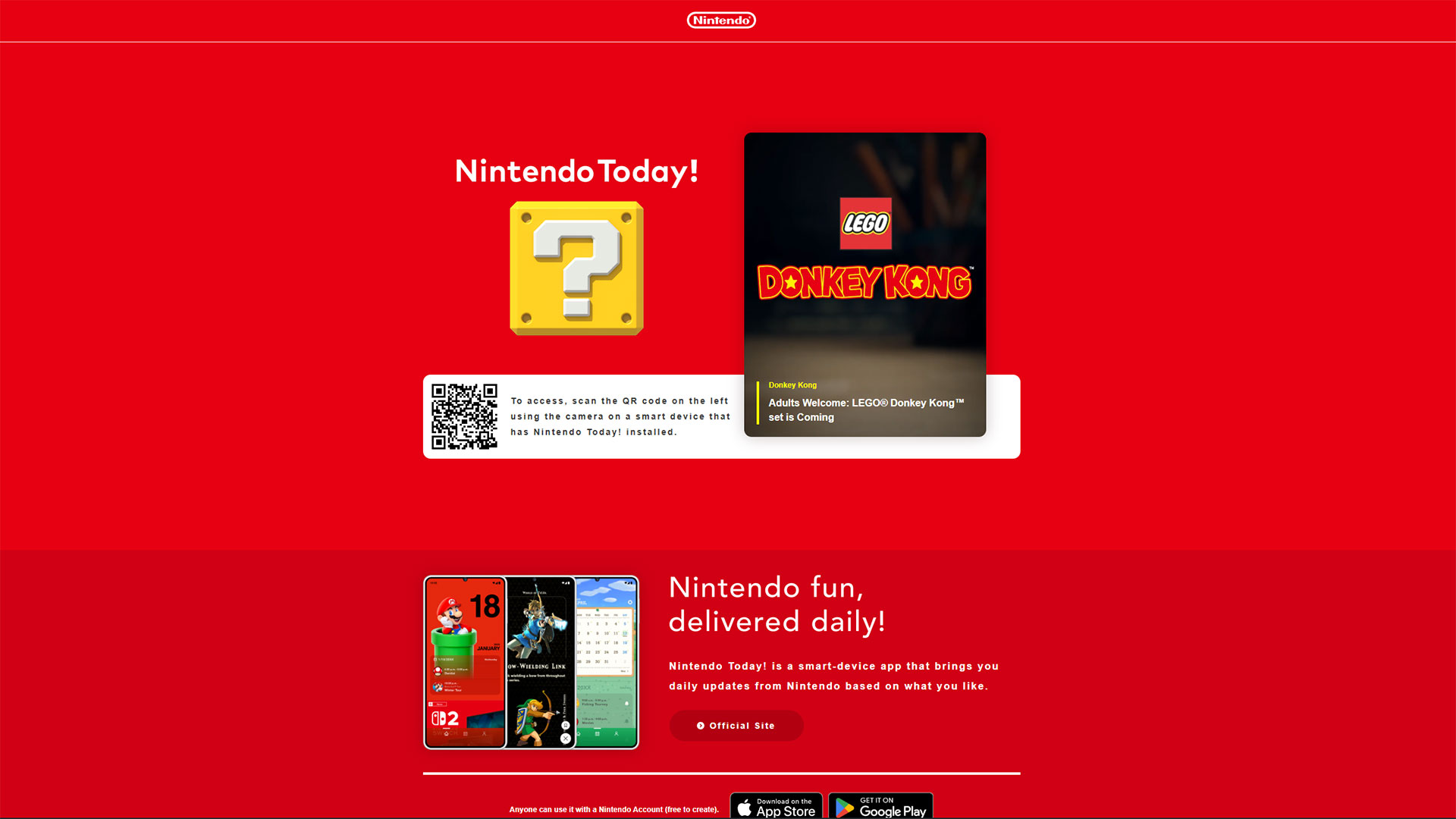 Nintendo teases LEGO Donkey Kong set, 'Rolling soon'