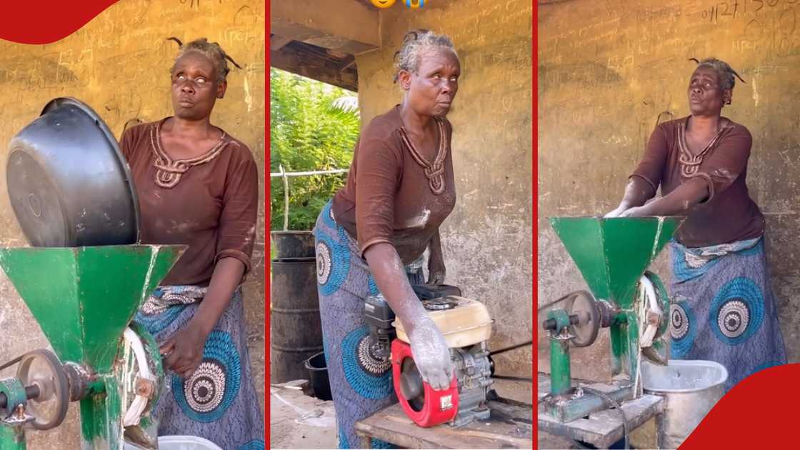 Video of blind mother working at maize mill to provide for family ...