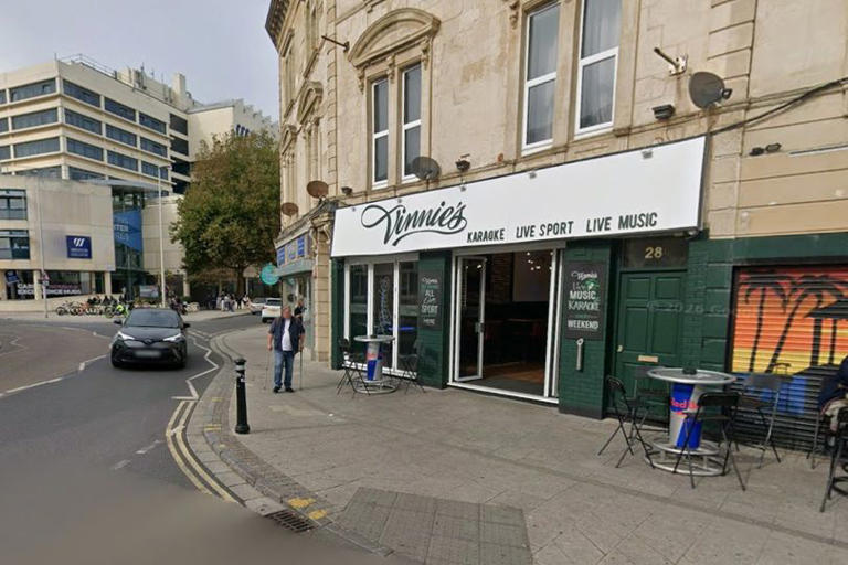 Man punched in face in row over table at Weston-super-Mare bar