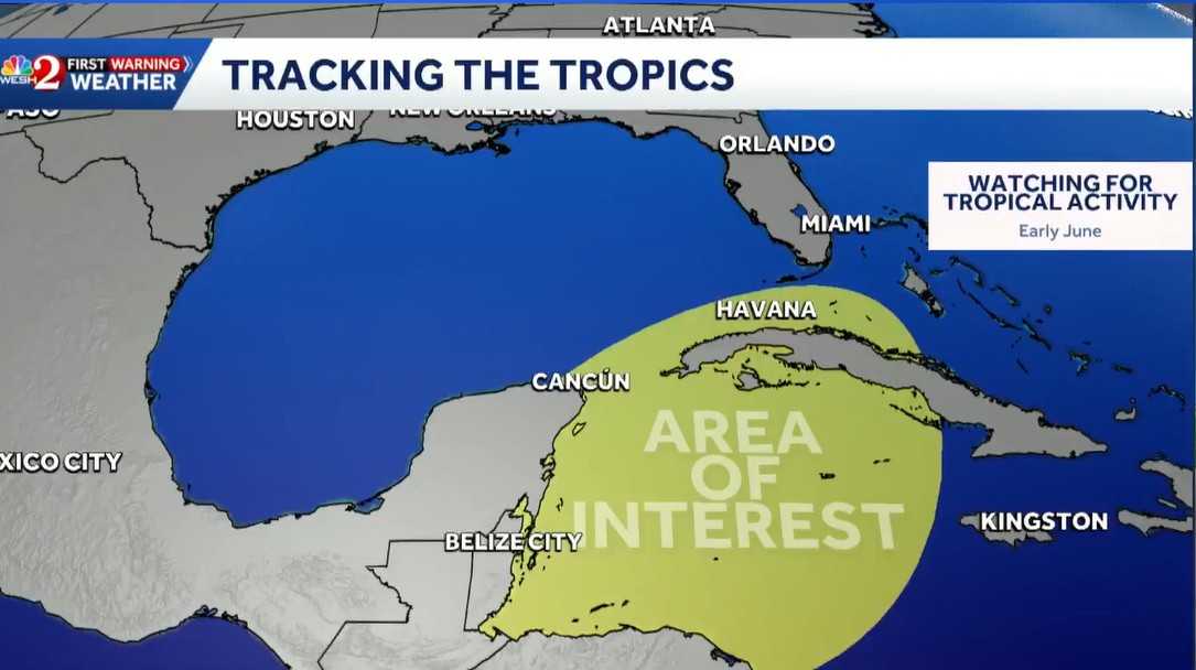 Model shows possible tropical system forming in Caribbean Sea at start ...