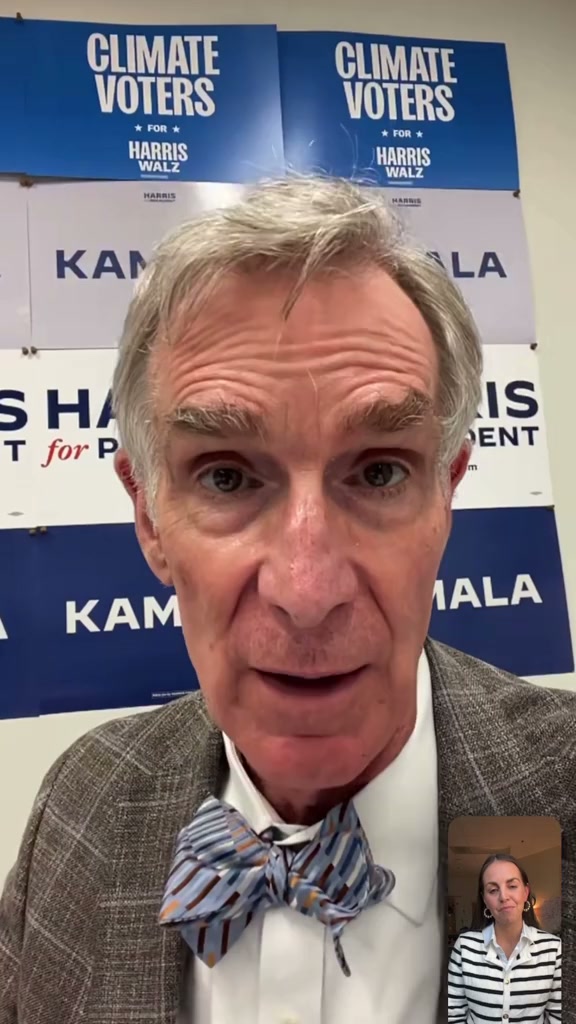 Bill Nye urges climate voters to show up in North Carolina