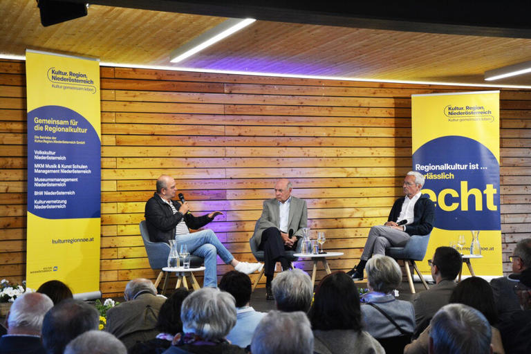 Rapid-Beichte und Tennis-Tricks beim Talk von Erwin Pröll und Herbert ...