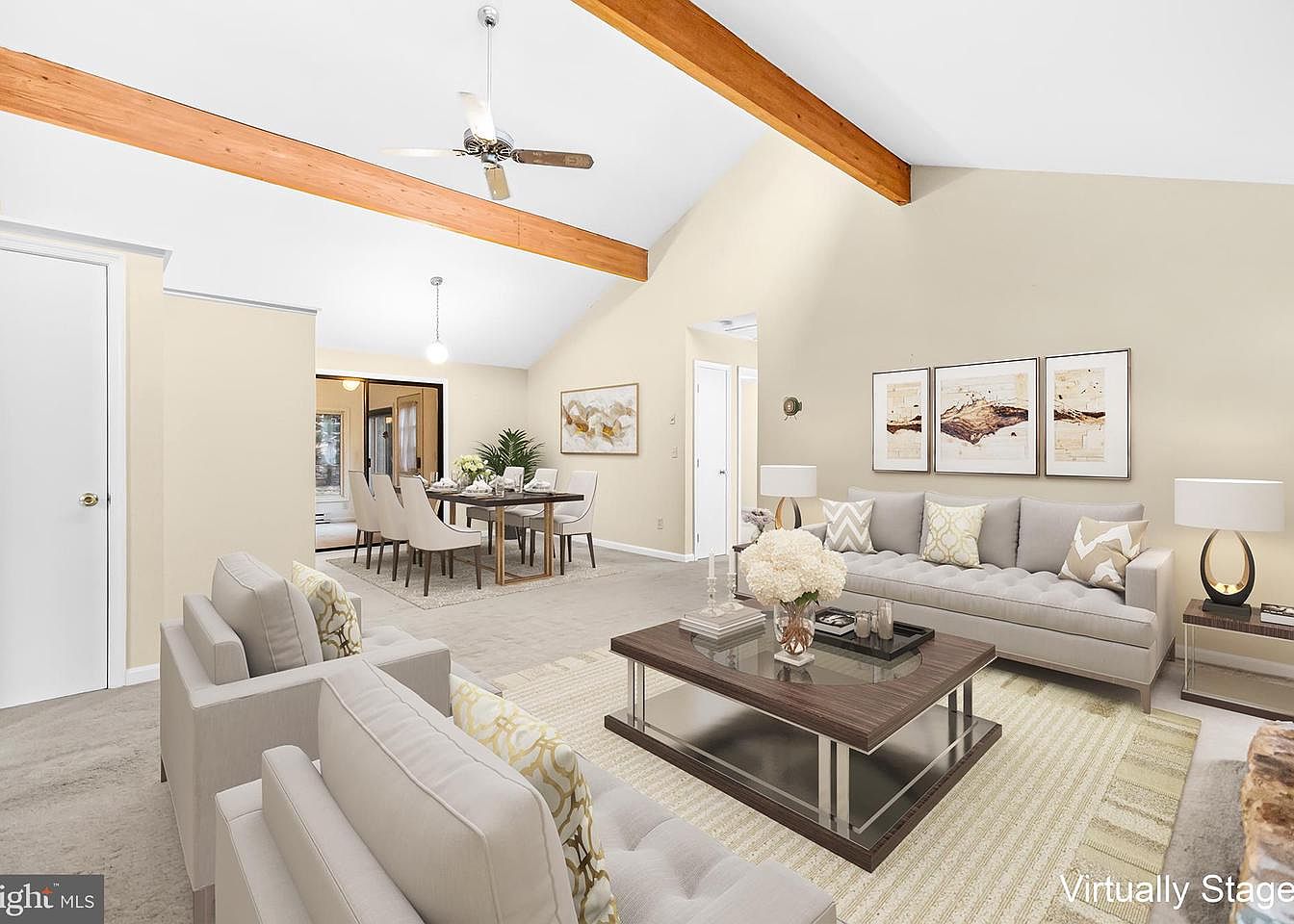 Charming 1988 home in Locust Grove, Virginia, featuring wood-beamed ...