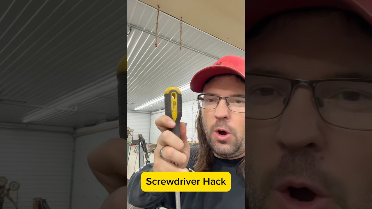 I discovered an insane screwdriver hack!