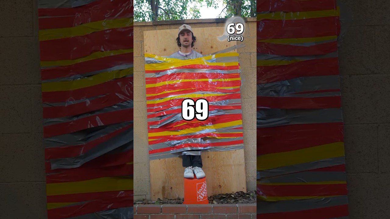 How much duct tape would it take to hold me?