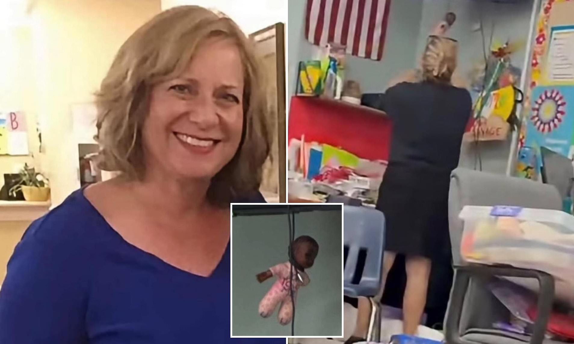 Florida teacher fired after hanging a black doll with a cord wrapped ...