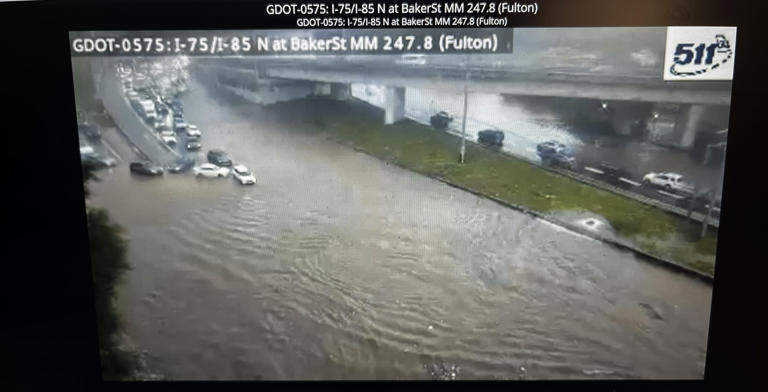 Recap: Flash flooding Wednesday evening on the Downtown Connector
