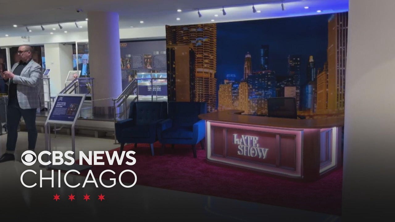 Late Show set being donated to Chicago Museum of Broadcast Communications