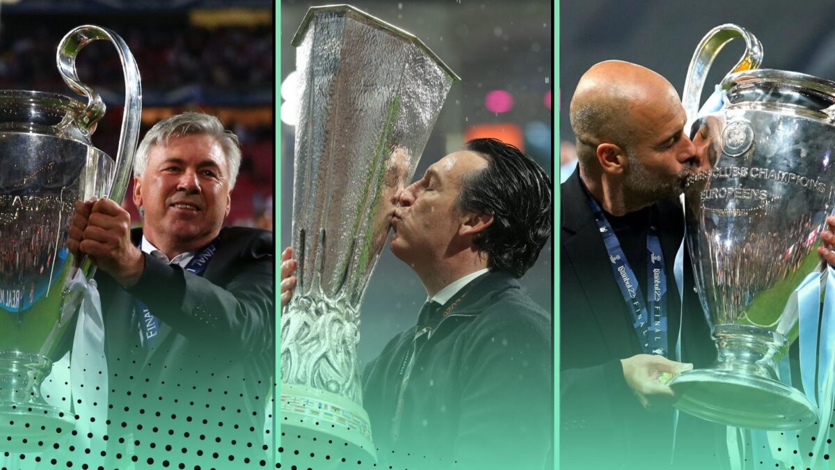 The 13 managers in football history to win 3+ European trophies: Unai ...