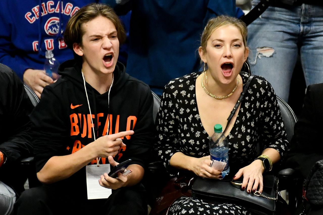 Kate Hudson reunites with exes Chris Robinson and Matt Bellamy at son ...