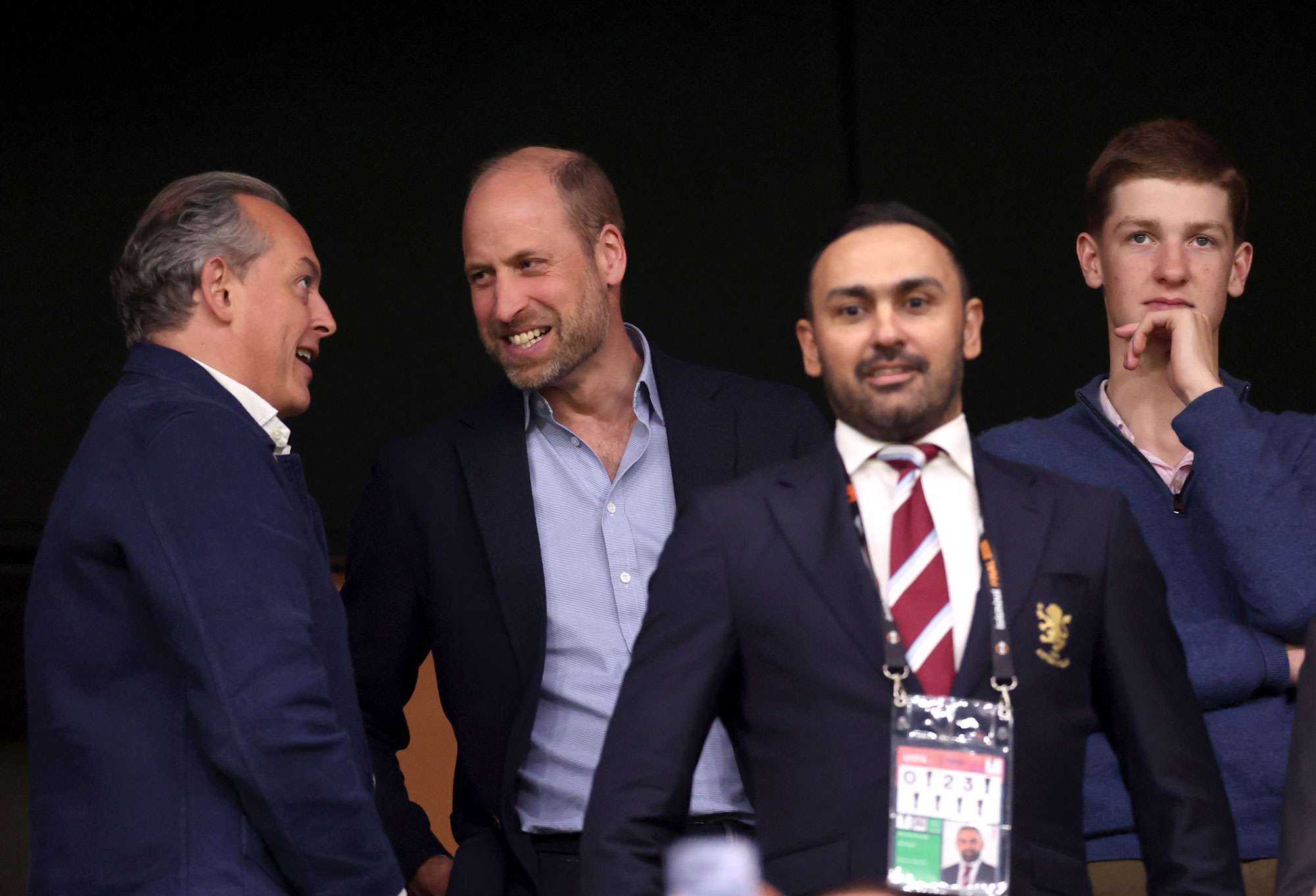Prince William was joined by his inner circle at major soccer match in ...