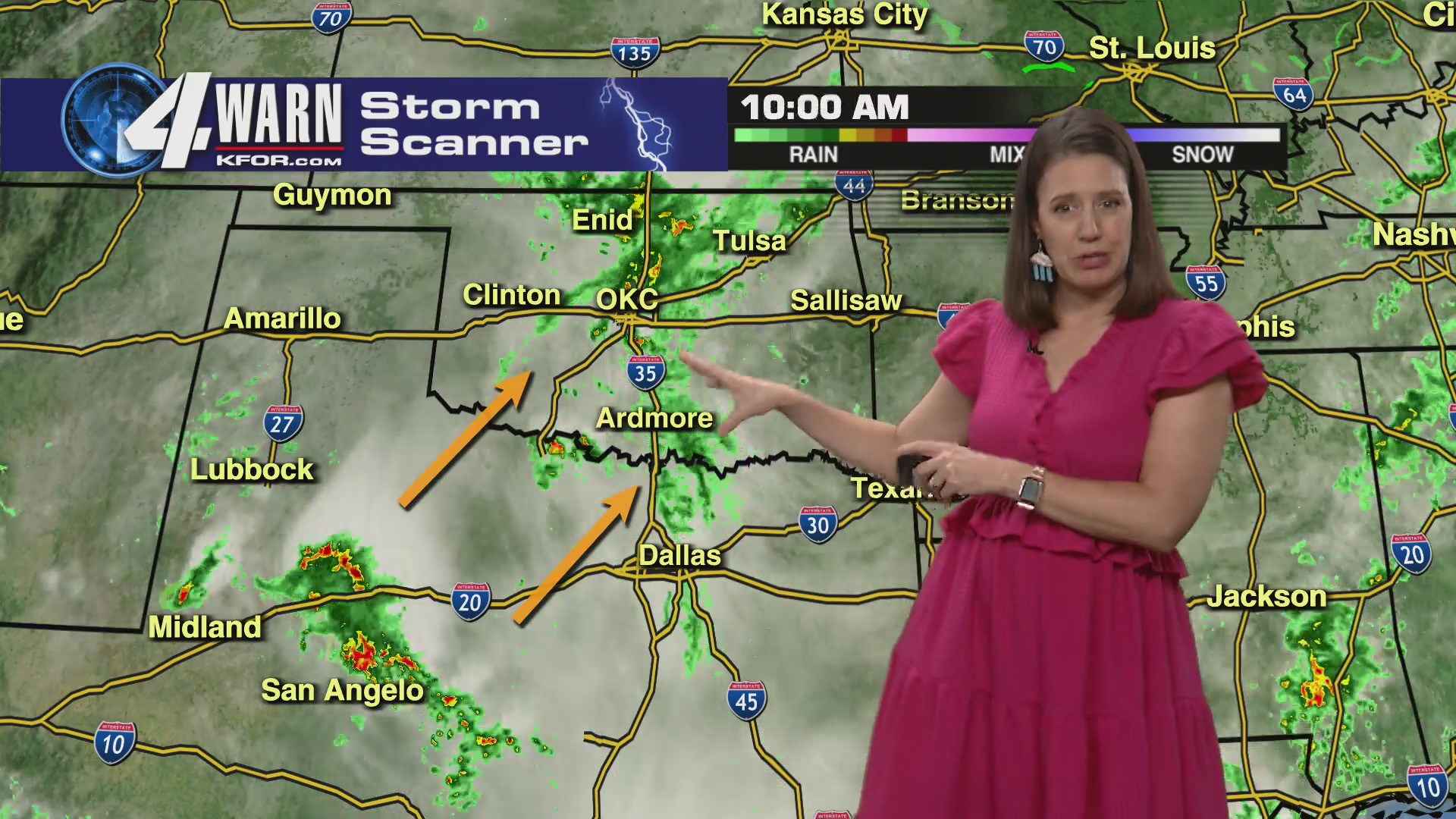 Emily Sutton tracks rain timing through the holiday weekend (5/21/26 12 ...