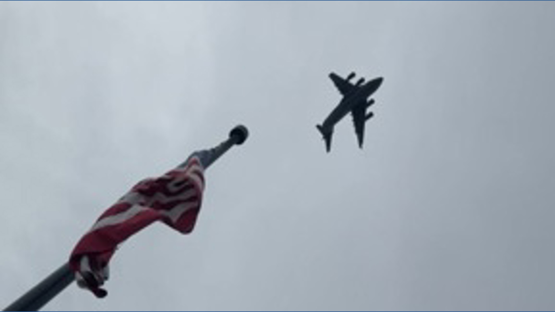 Wreath-laying flyover
