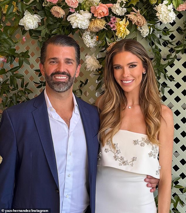 Trump reveals if he plans to attend son Don Jr and socialite Bettina ...