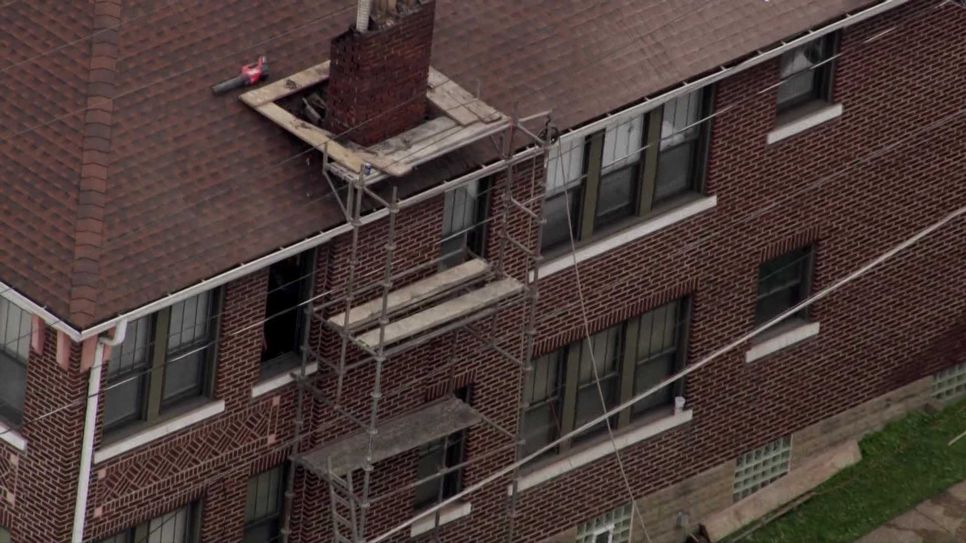 Man rescued from scaffolding in Pittsburgh's Brookline neighborhood