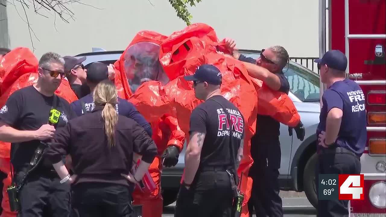 Hazmat crews respond to ammonia leak at St. Louis Area Foodbank ...