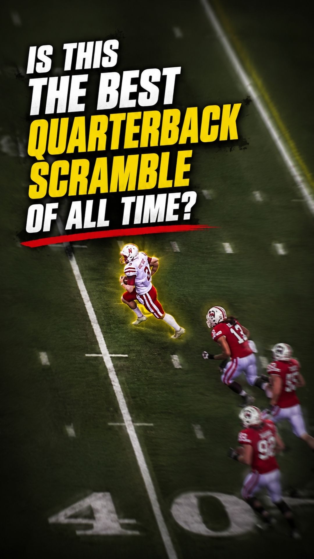 Is this the best quarterback scramble of all time?