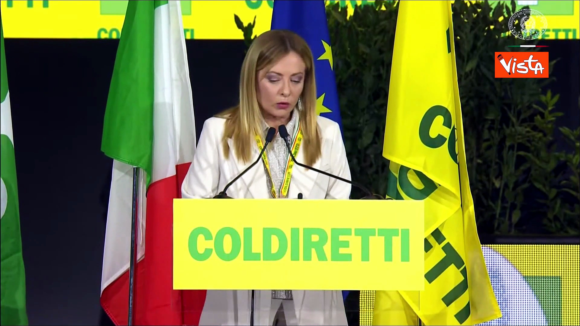 Meloni a evento Coldiretti: Attuale Europa dei burocrati lontana da ...