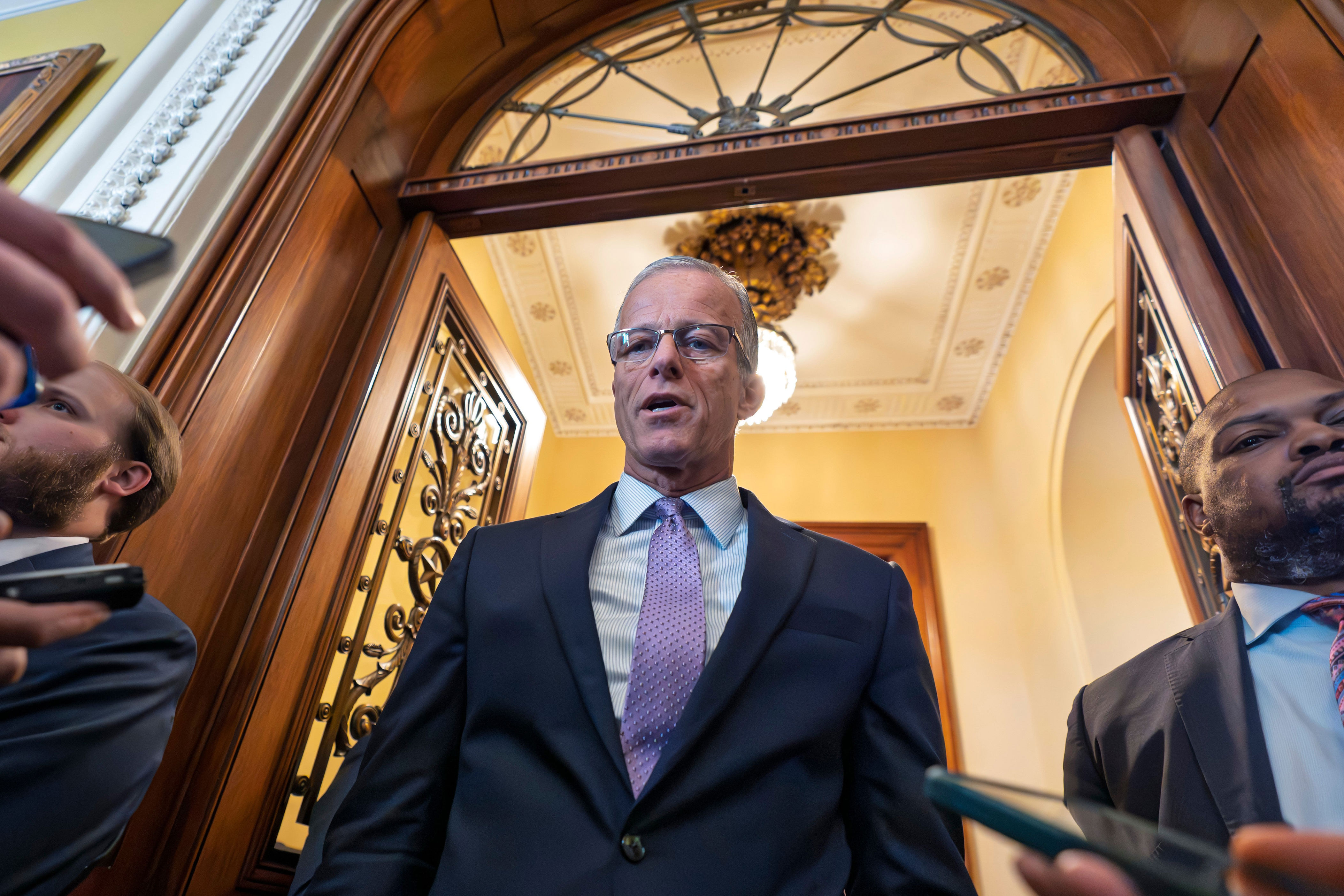 Senate GOP revolts over Trump’s $1.8B slush fund and ballroom