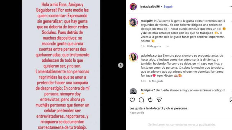 El actor Héctor Ireta de Alba enfurece en convención y desata críticas ...