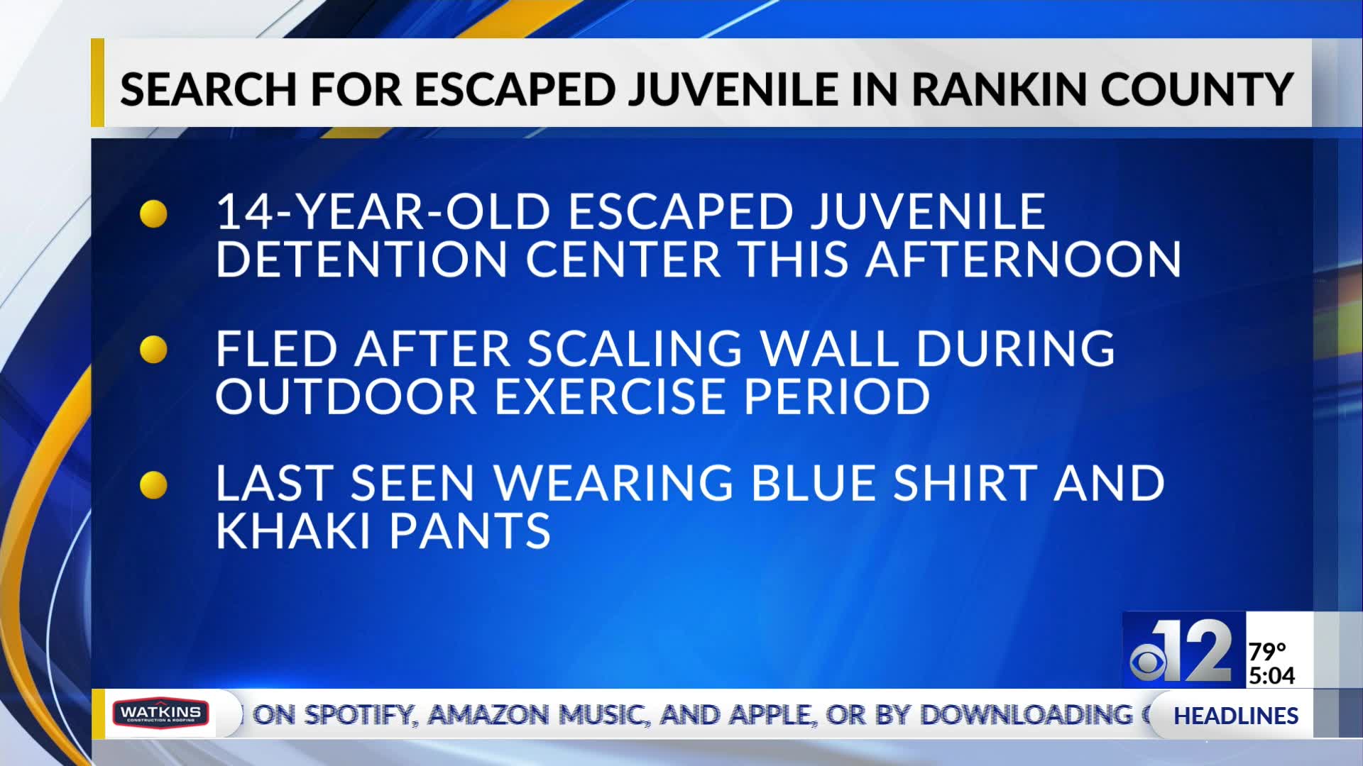 Teen escapes Rankin County Juvenile Detention Center: sheriff