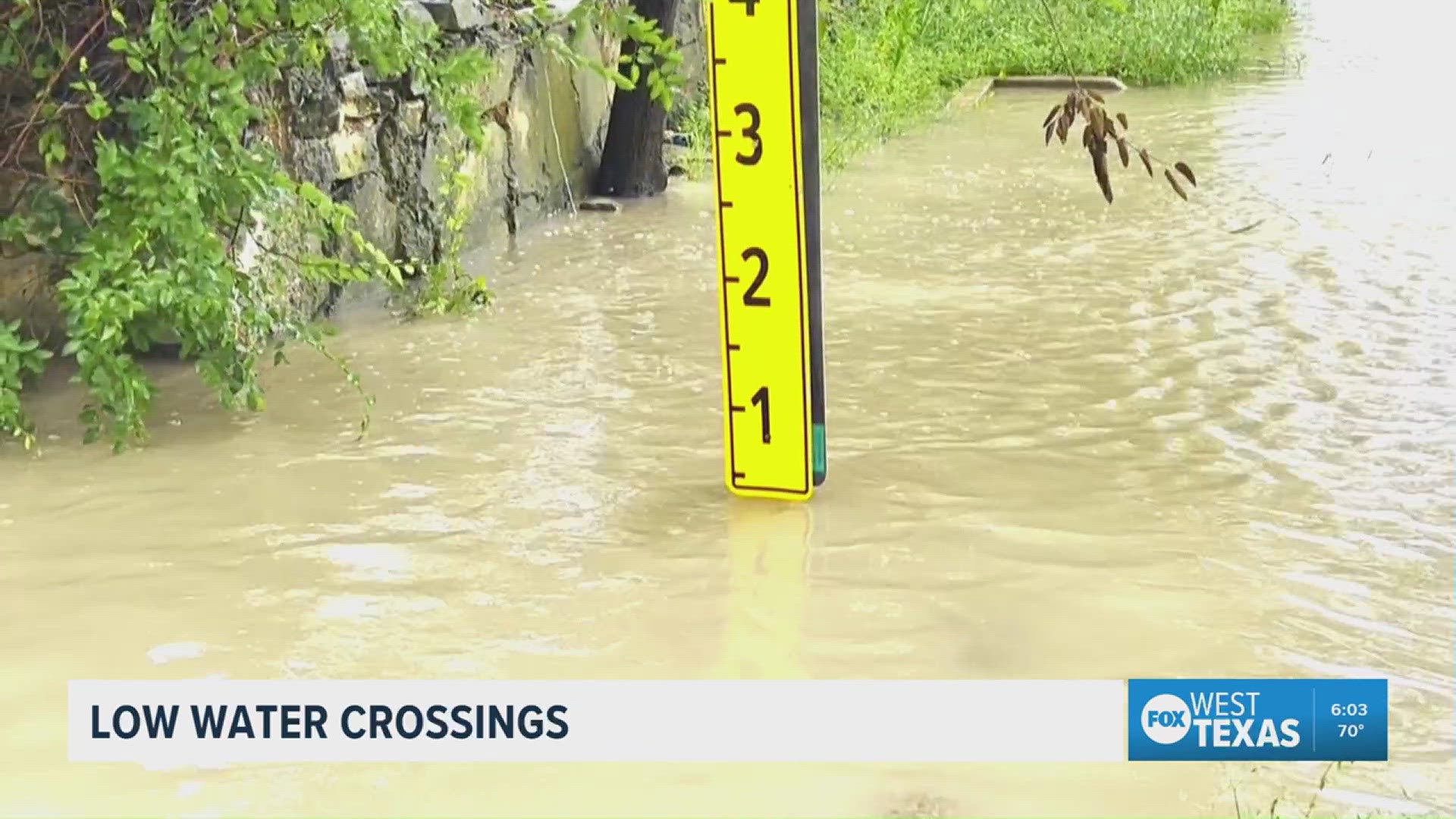 Road closures and low water crossings reminder