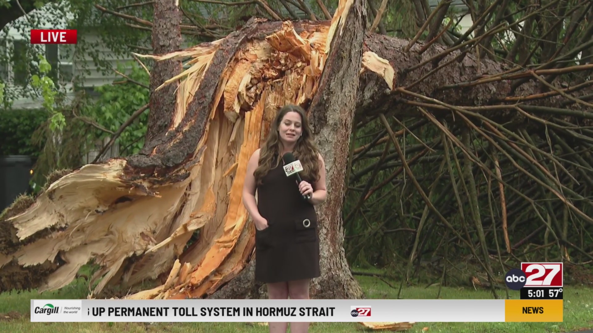 Quick storm leaves path of damage in Lancaster County