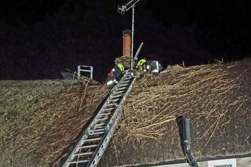Devon firefighters race to stop blaze spreading