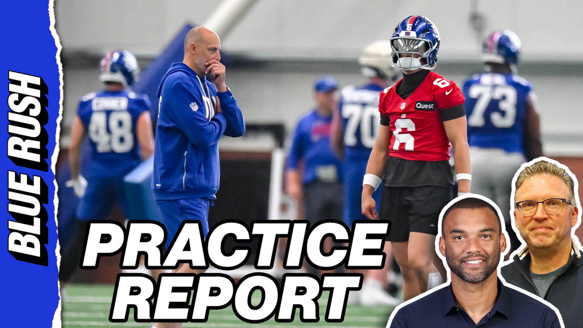 Giants OTA's Day 3: Jaxson Dart, offense adjusting to Matt Nagy's ...