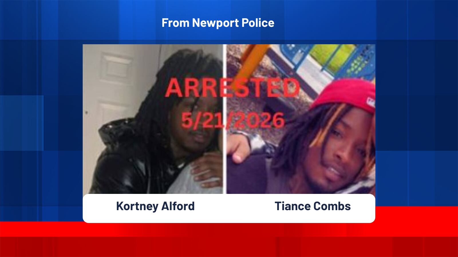 2 of 3 people wanted in connection with Newport shooting in custody