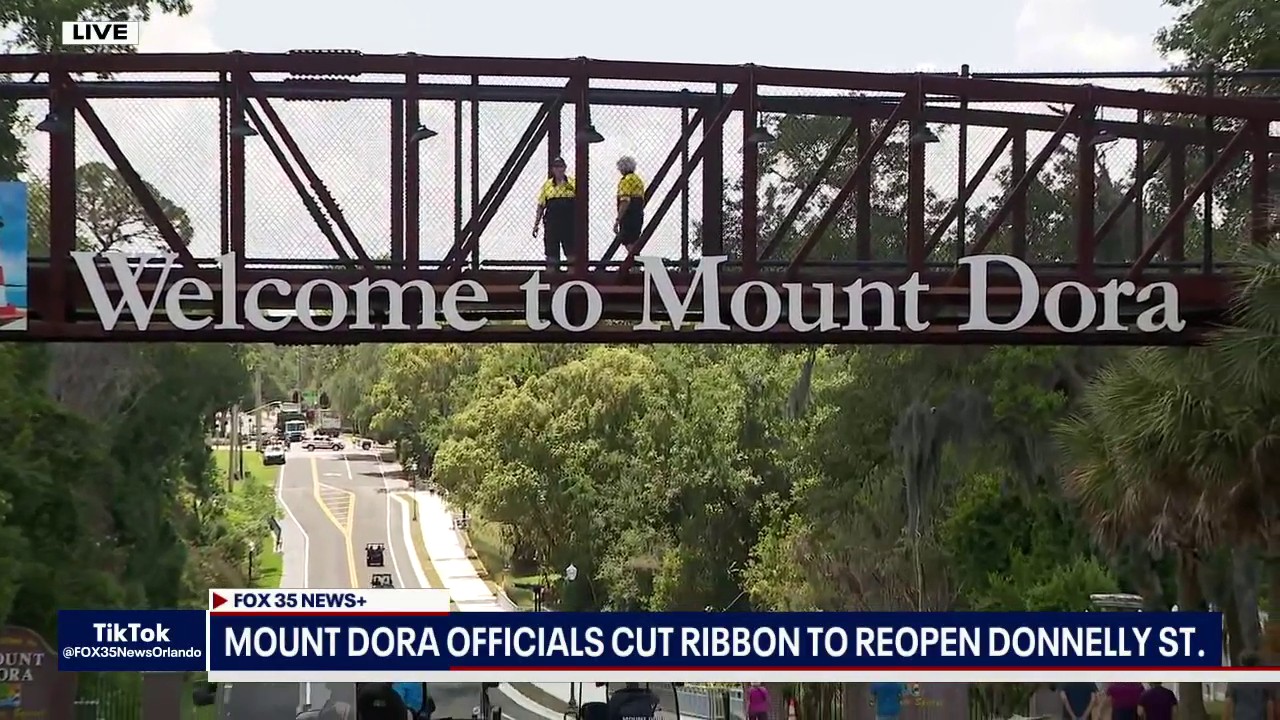 Mount Dora officials reopen Donnelly Street after repairs